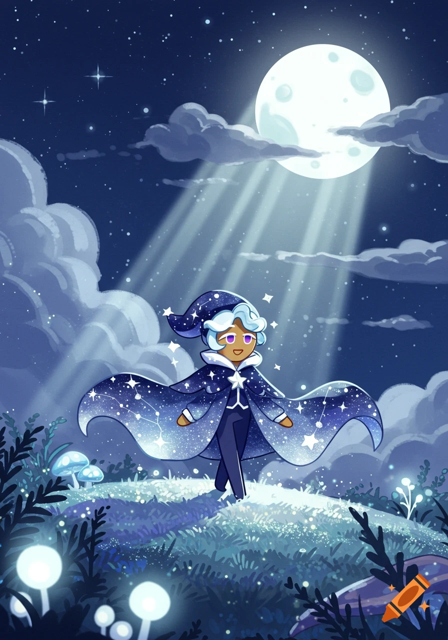 Mila+azul+bg created on Craiyon