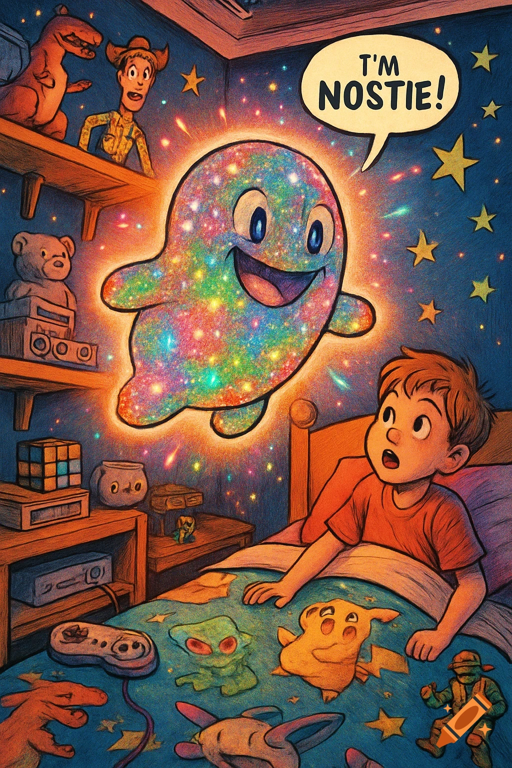 Casper+cartoon+vhs created on Craiyon