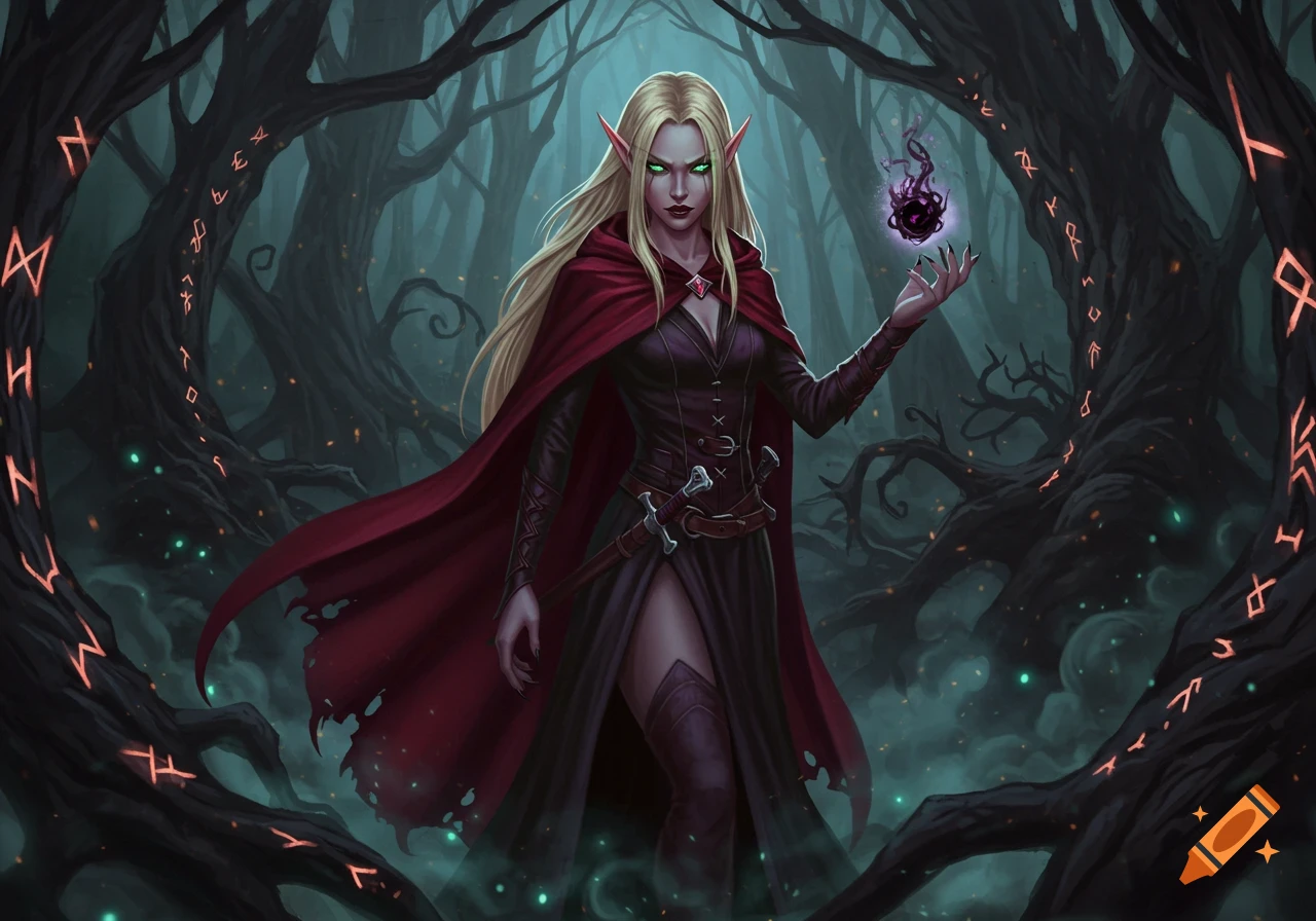 Bloodied+fia's+robe created on Craiyon