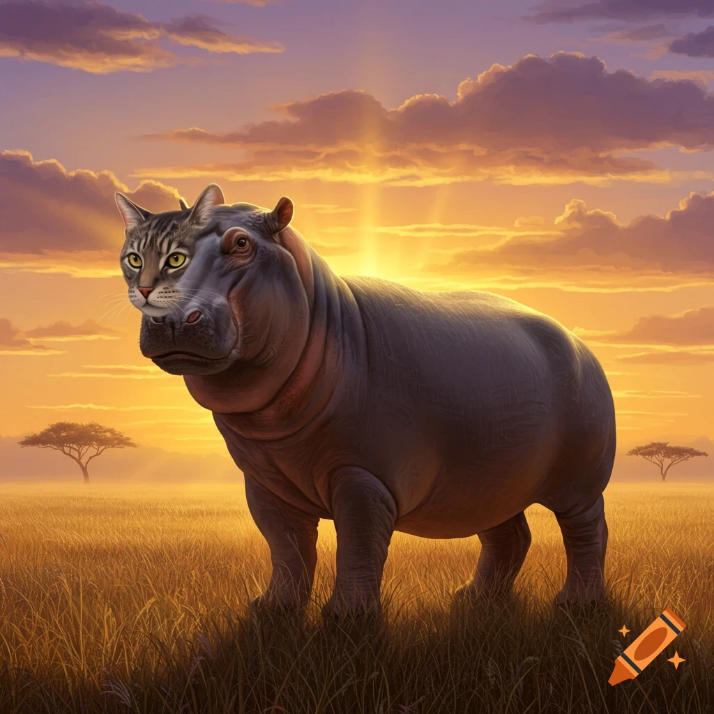 Zebra in Monet-inspired oil painting with stunning sunrise on Craiyon