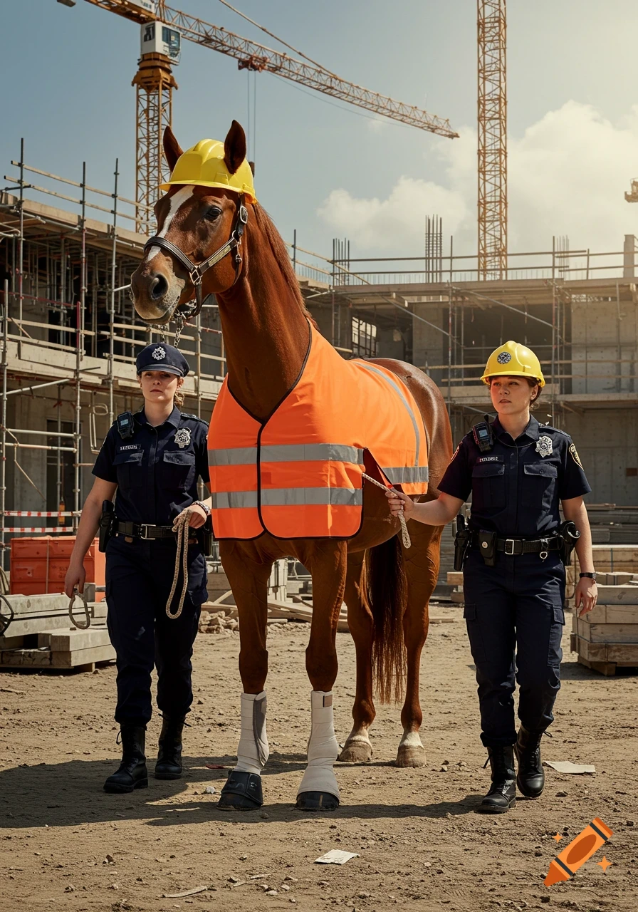 Rabbit+police+costume created on Craiyon