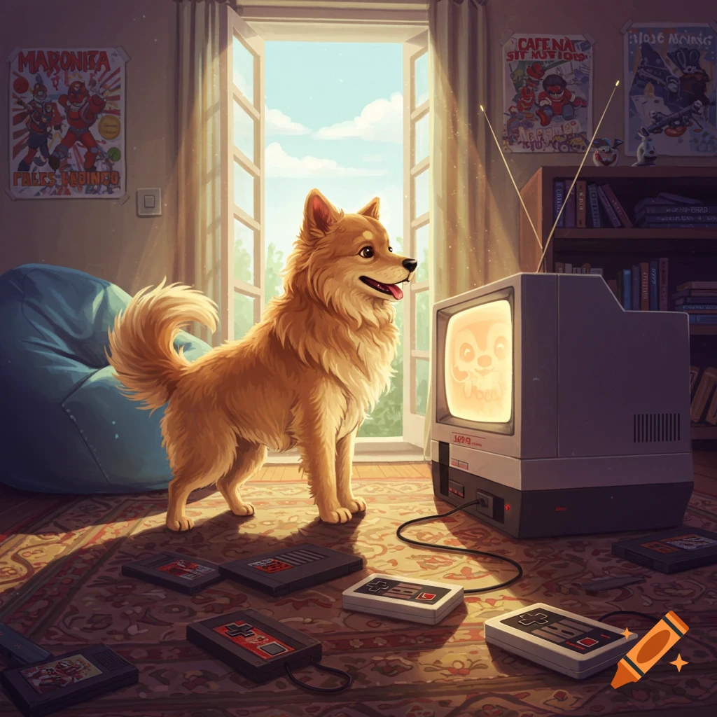 ALF the cartoon character sitting at a table, playing chess with a ...