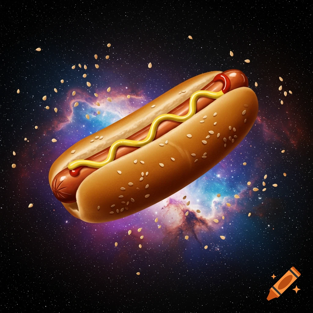 Cartoon style logo for 'Hot Dog King' featuring a hot dog with mustard ...