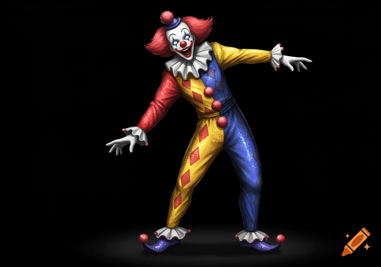 Clowncidal+kirka.io created on Craiyon
