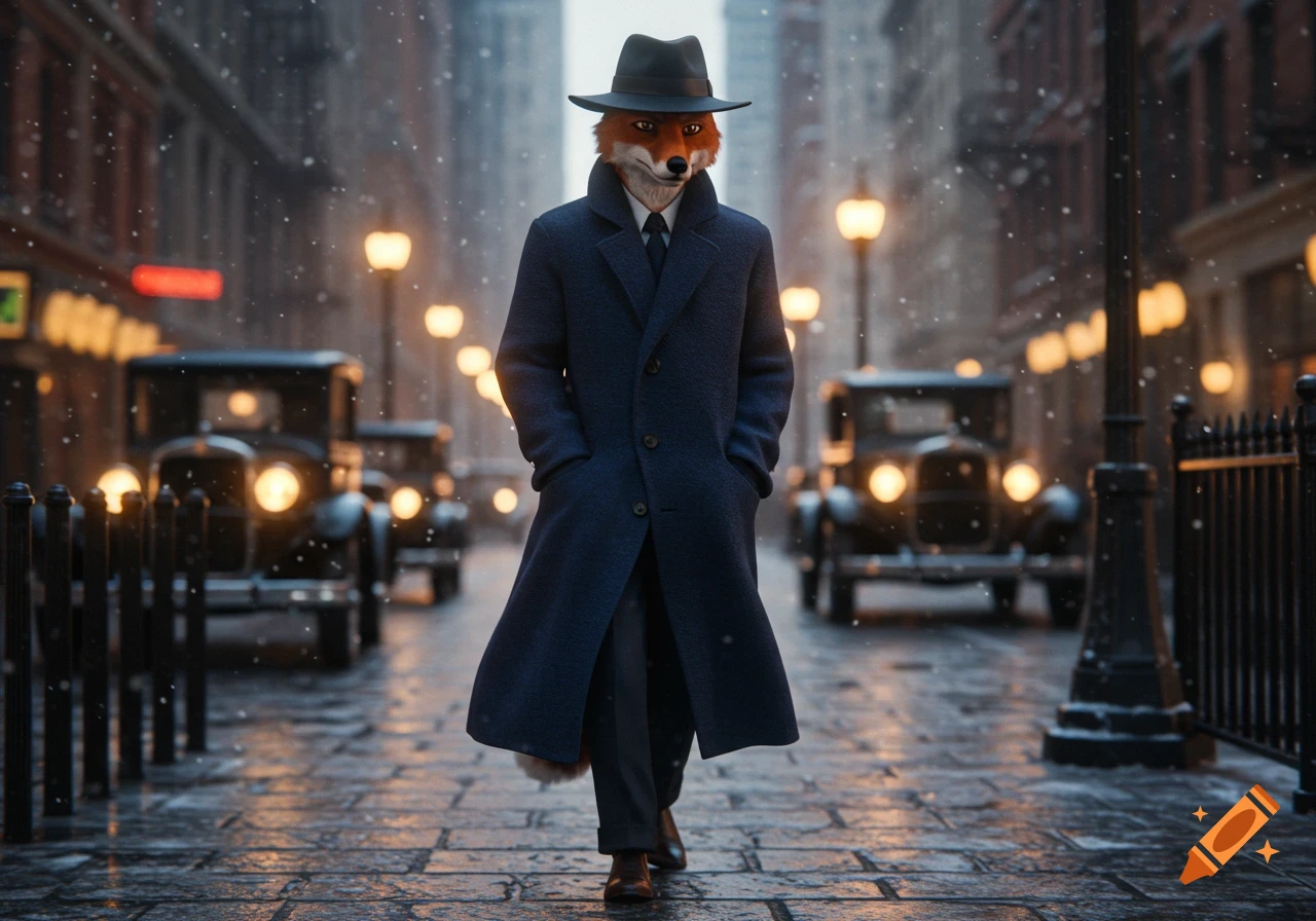 A man in a duster and cowboy hat walks on railroad tracks under a full ...