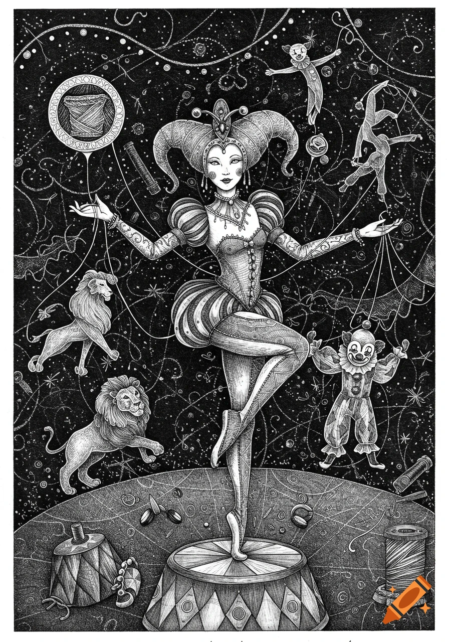 Artistic masterpiece combining celestial stars, flowers, and human bone ...