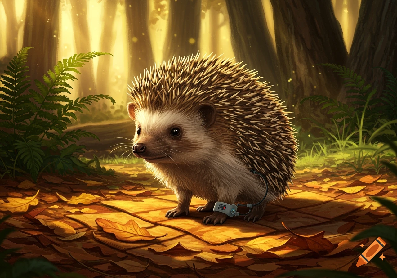 A close-up of a lizard-like creature with scaly skin and a spiky back ...