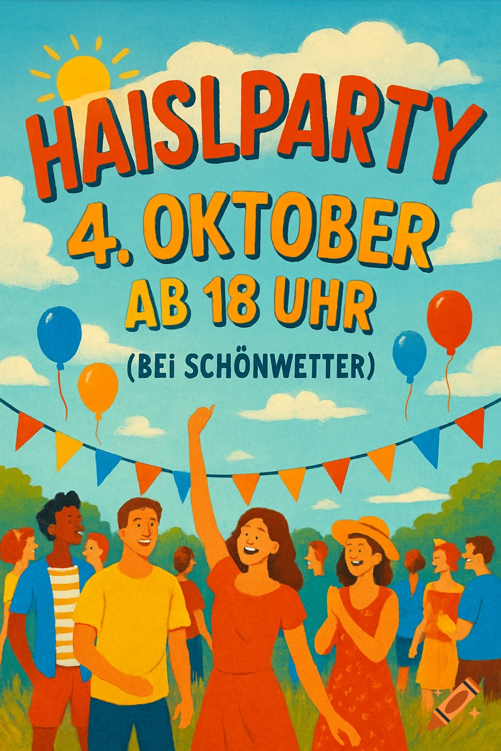 A festive winter night scene with snow-covered Christmas trees ...