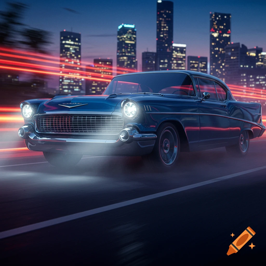 A vintage white Triumph TR4 convertible with a large red bow on the ...