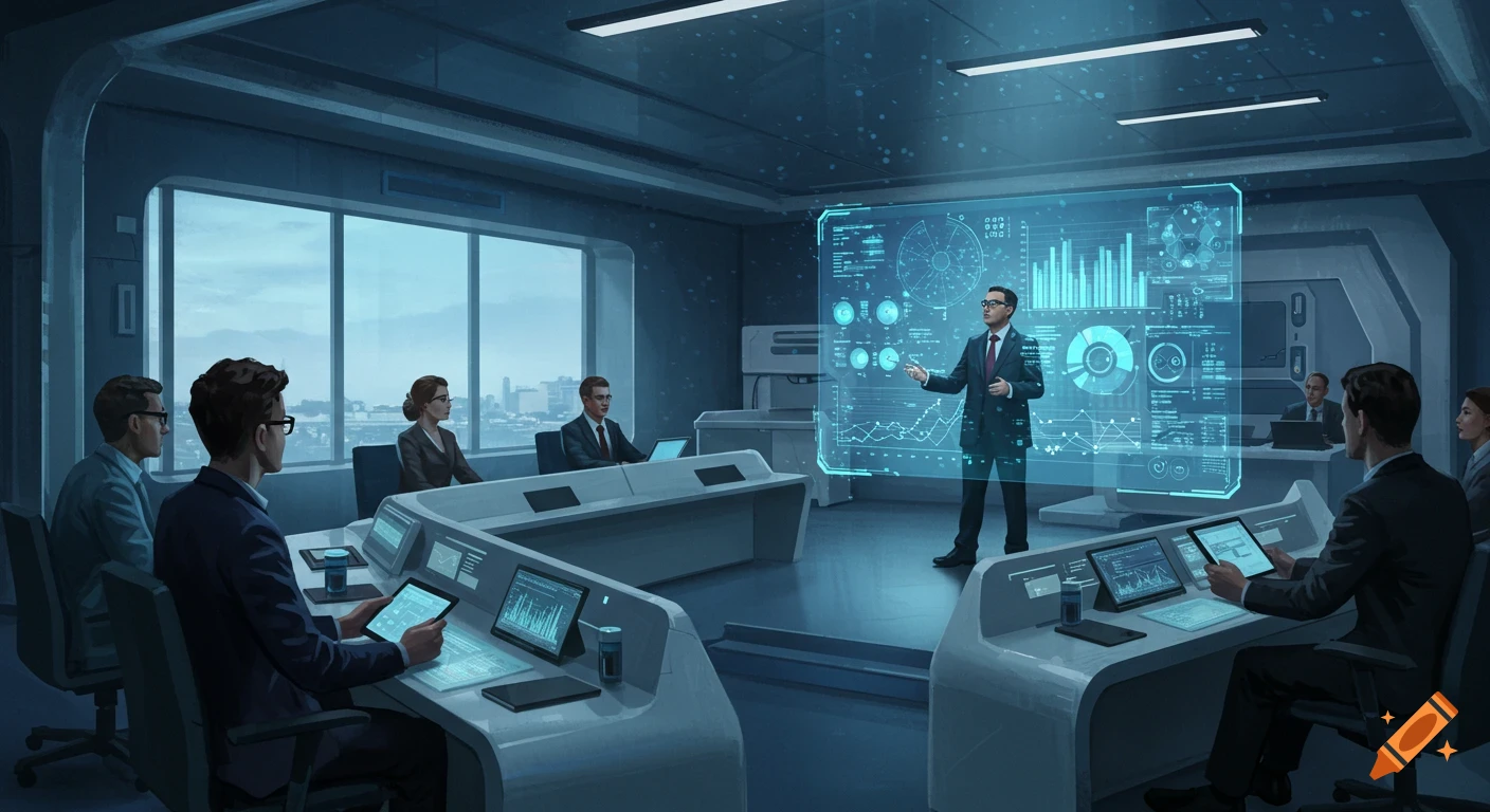 A conceptual art piece combining space, dinosaurs, cityscapes, people ...