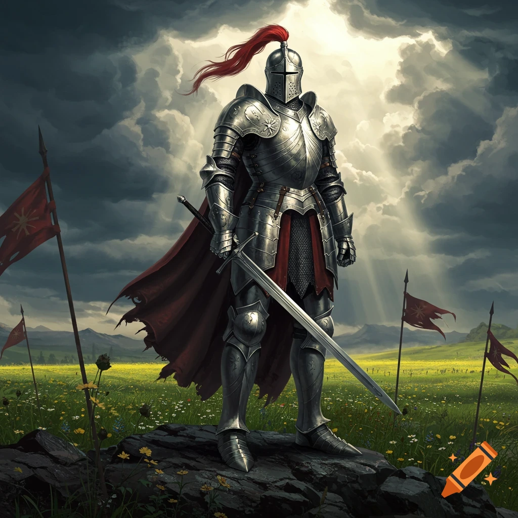 Angry+knight created on Craiyon