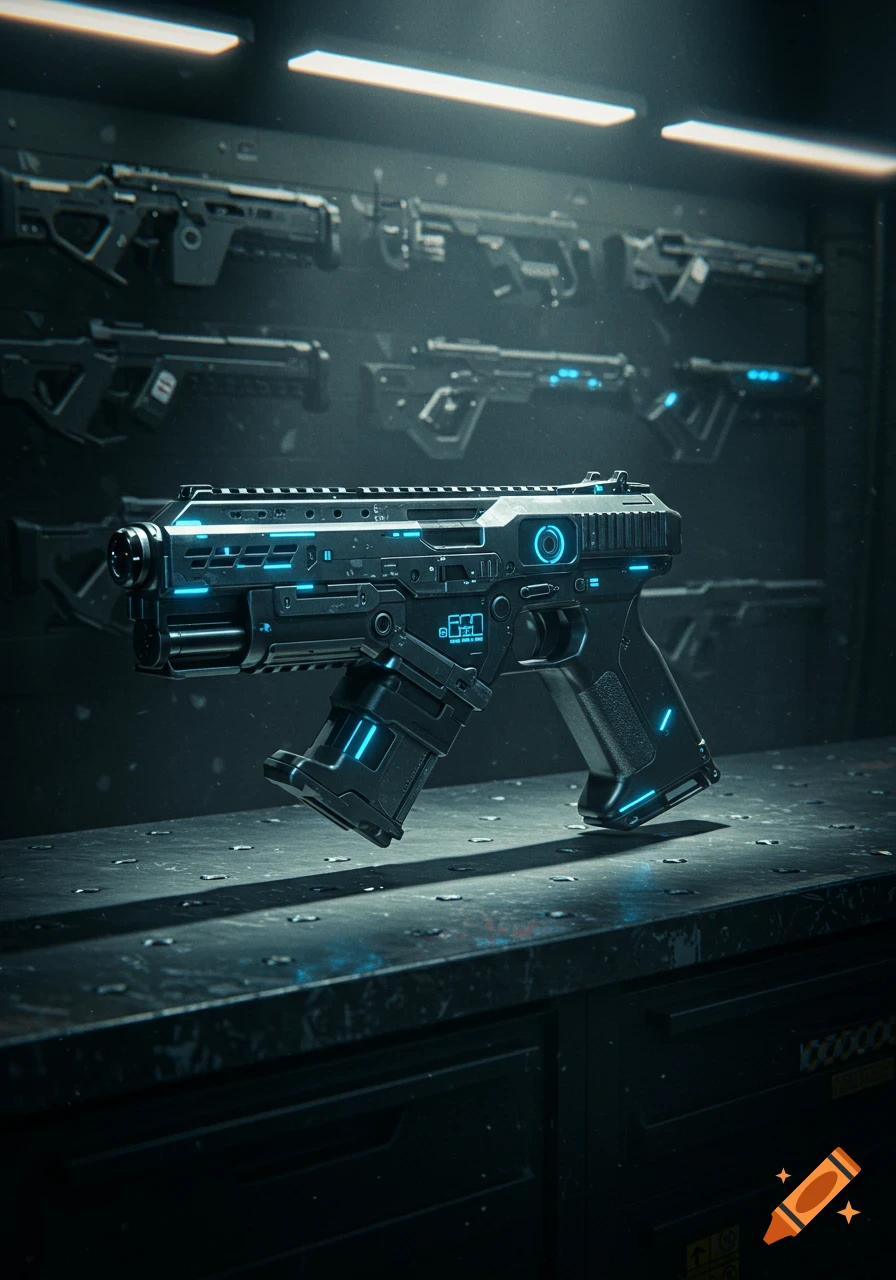 Weapons images created on Craiyon