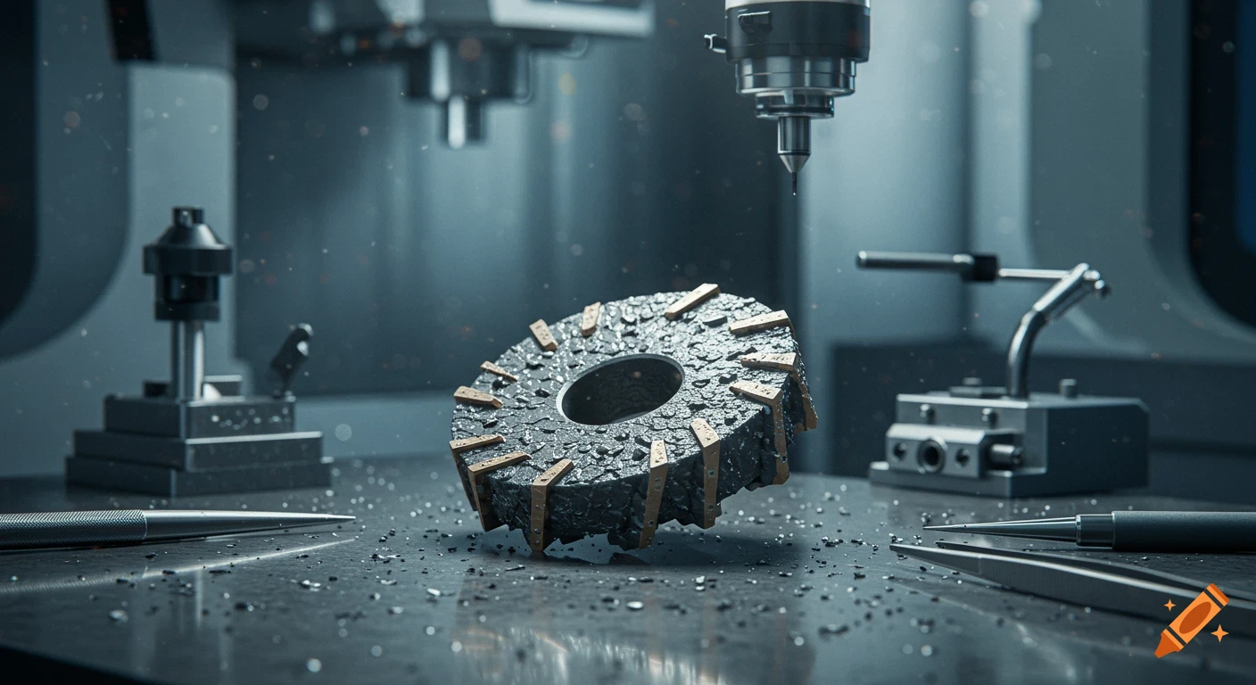 A laser machine engraves the number "12345" onto a metallic ...