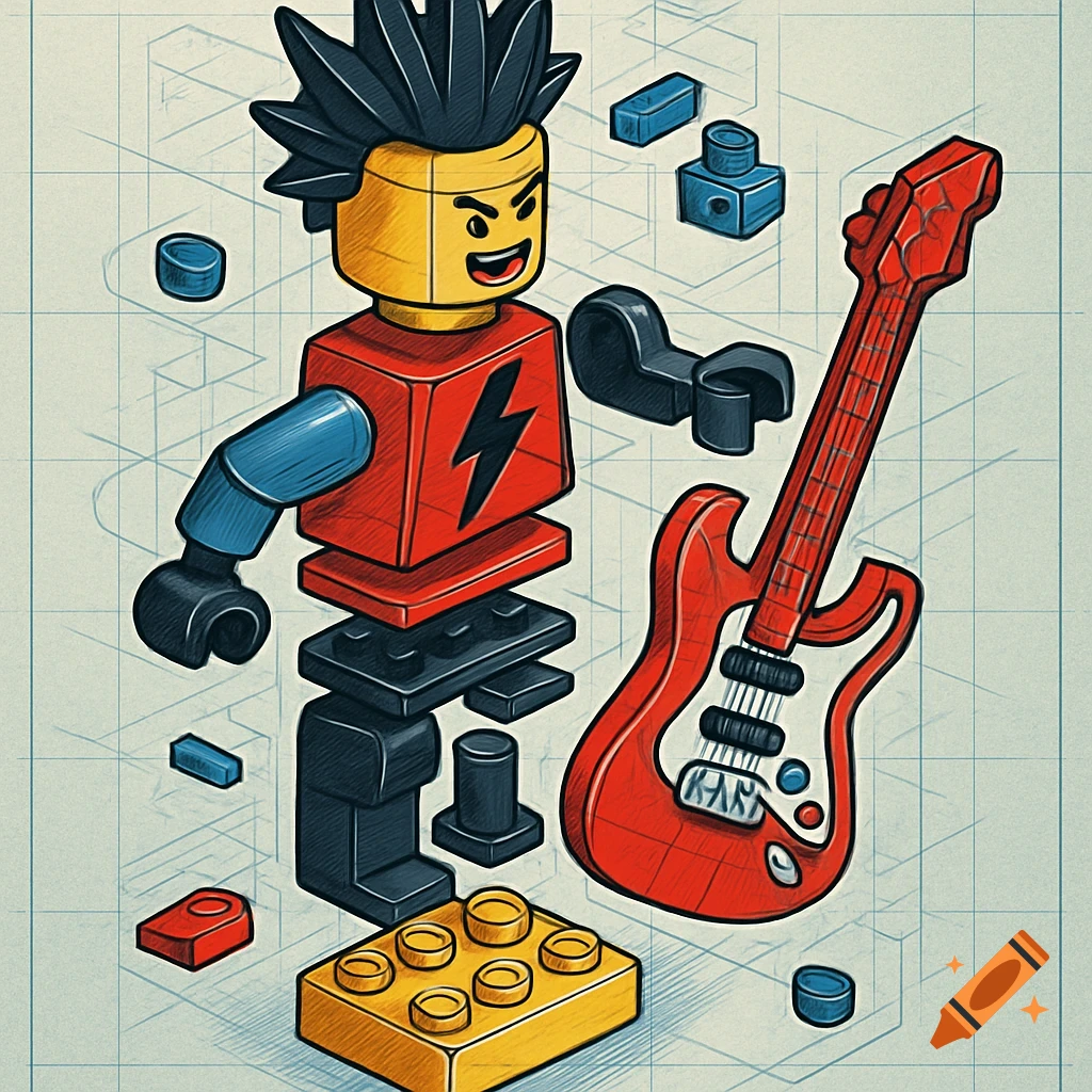 Jay+ninjago+coloring created on Craiyon