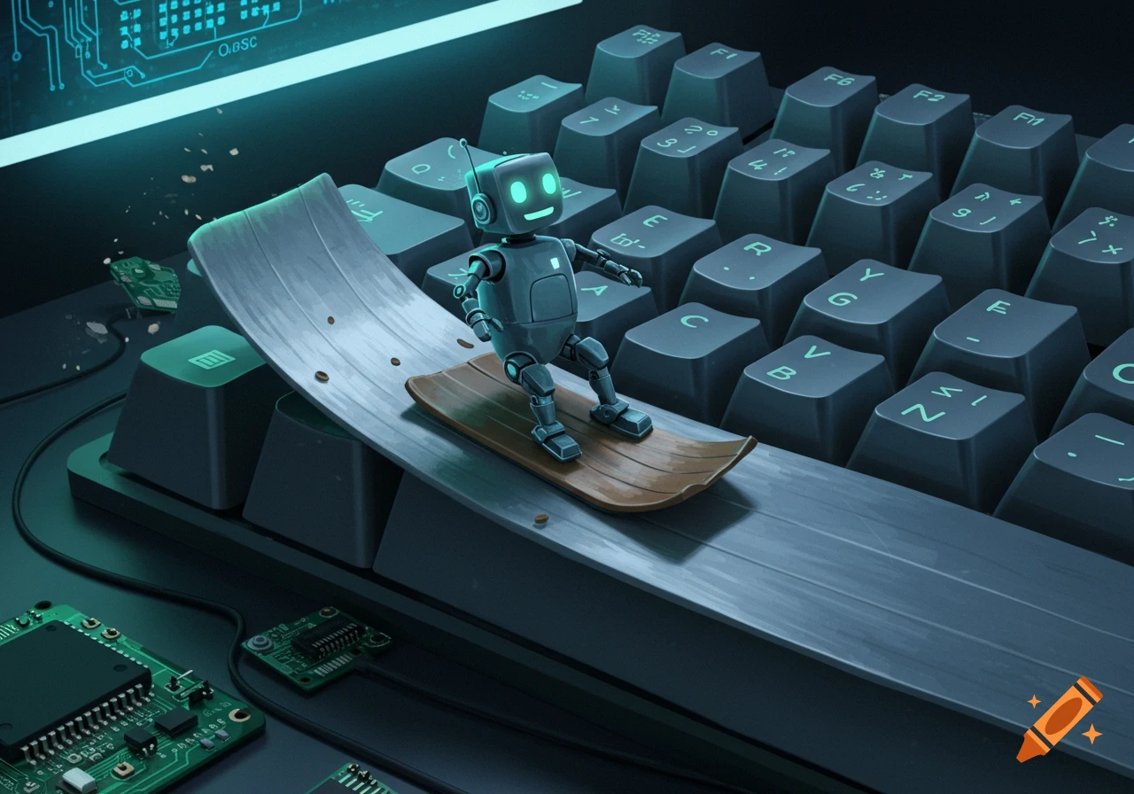 Keyboard+image+with+symbols created on Craiyon