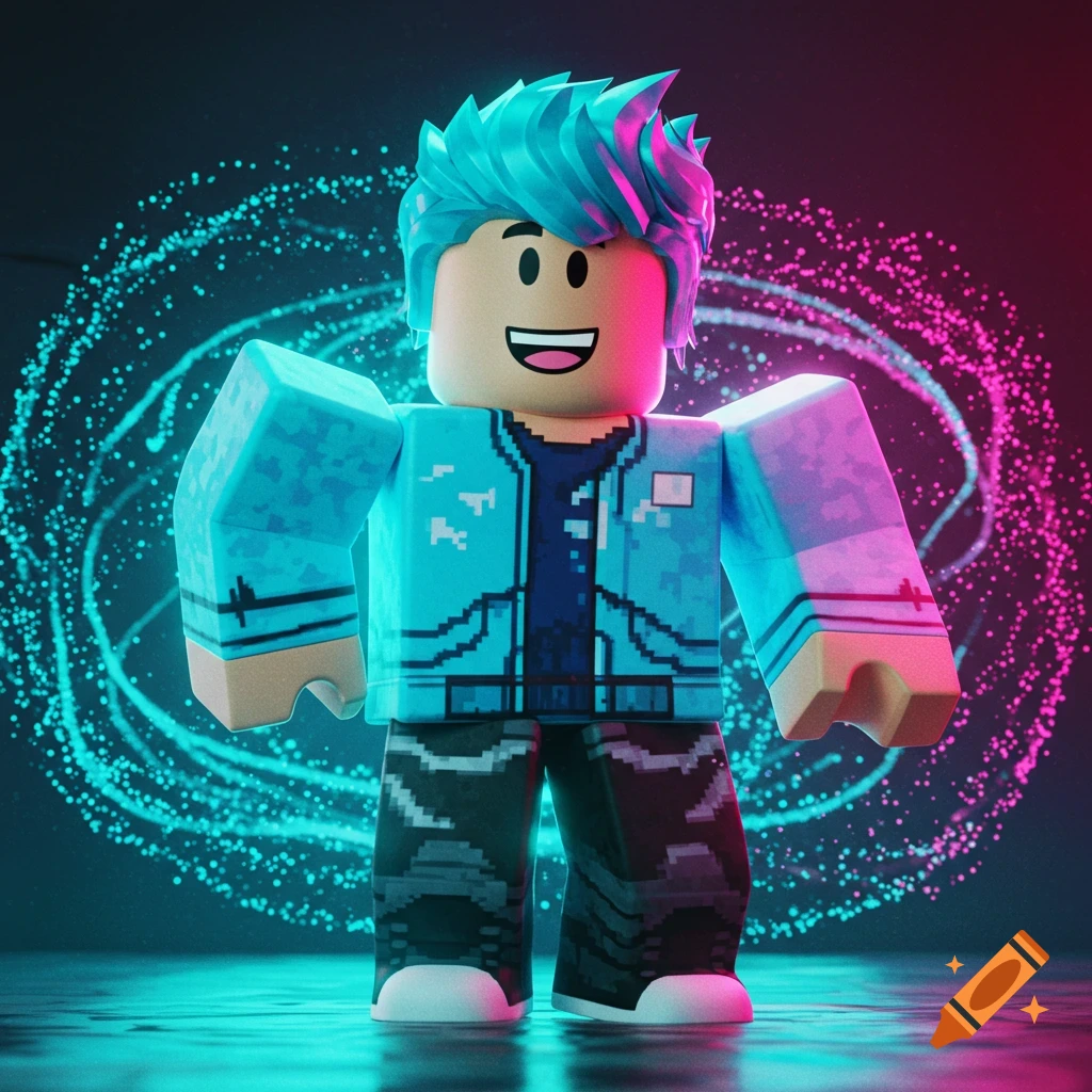 Roblox obby thumbnail on Craiyon