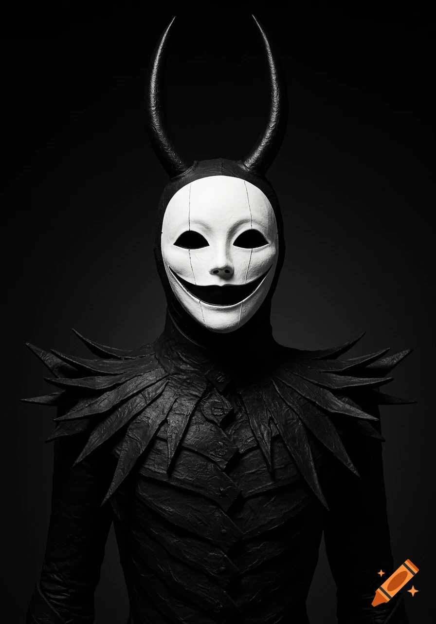 Demon Hand Holding Mask created on Craiyon