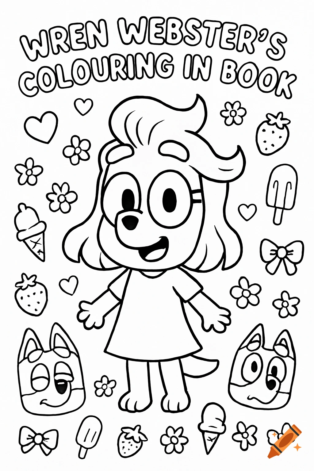 Coloring+blue+pink created on Craiyon