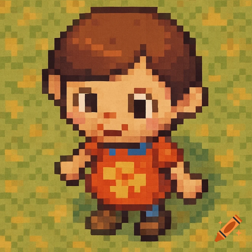 Pixelpon+art created on Craiyon