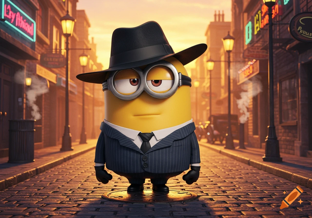 Cartoon Minions with torches surrounded by raging fires in ancient Rome ...