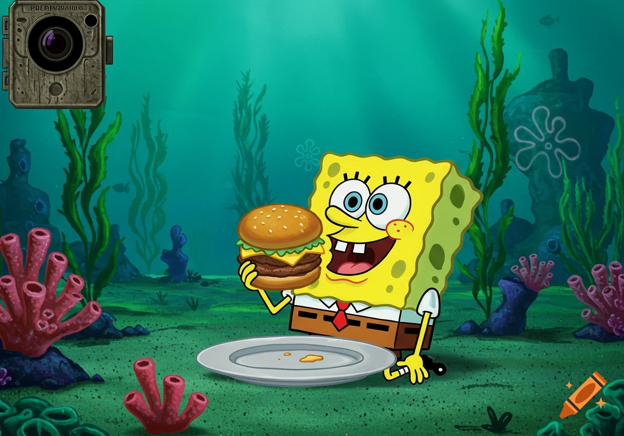 Devil+fish+spongebob created on Craiyon