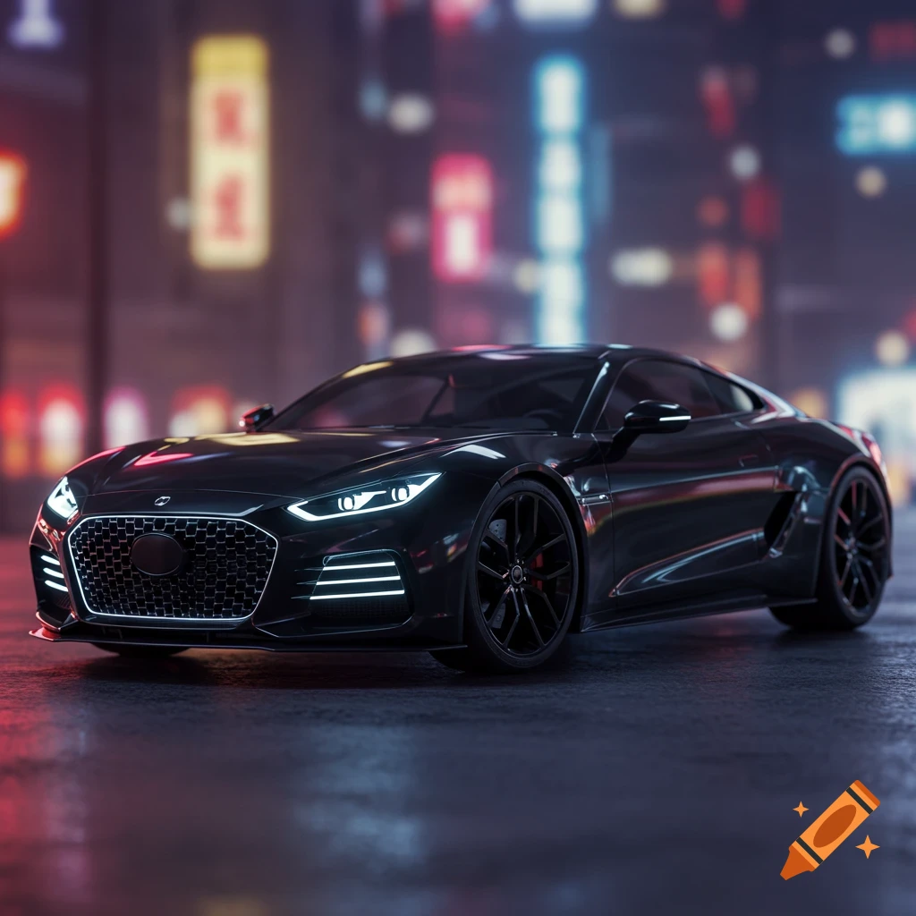 A shiny red and black sprint car lapel pin with chrome accents on a ...