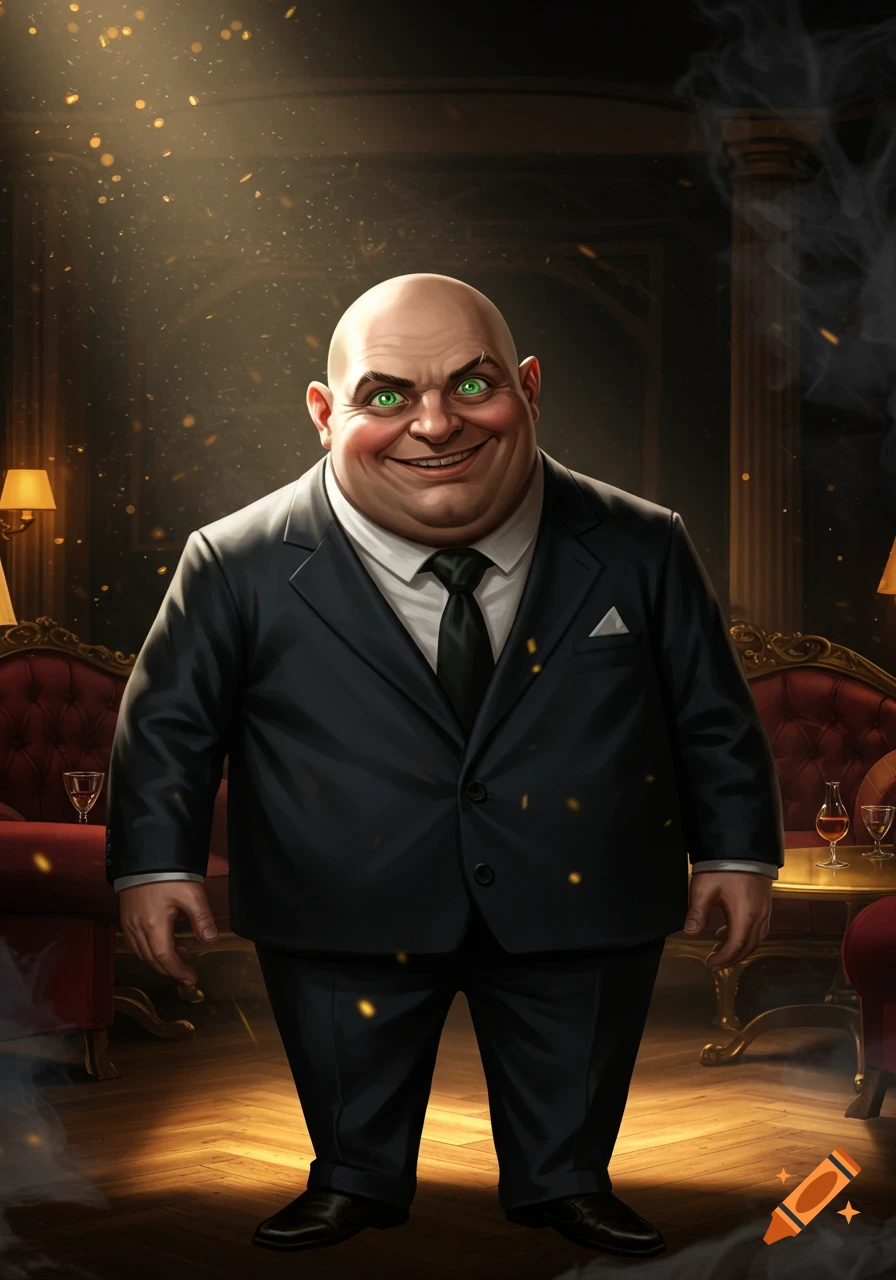 Photorealistic Toby jug with a snide expression, dark hair, pink cheeks ...