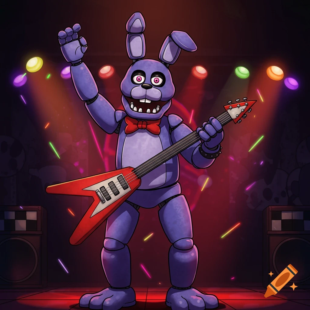Banjo+pig+fnaf created on Craiyon
