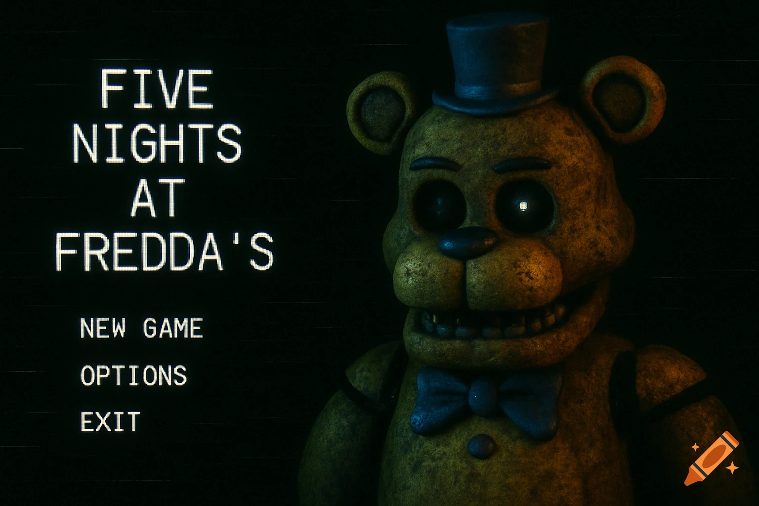 Fnaf+freddy+suit created on Craiyon
