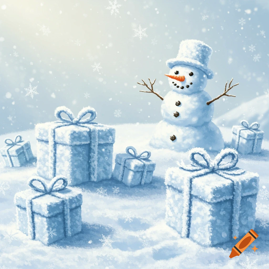 Clipart+winter+sun created on Craiyon