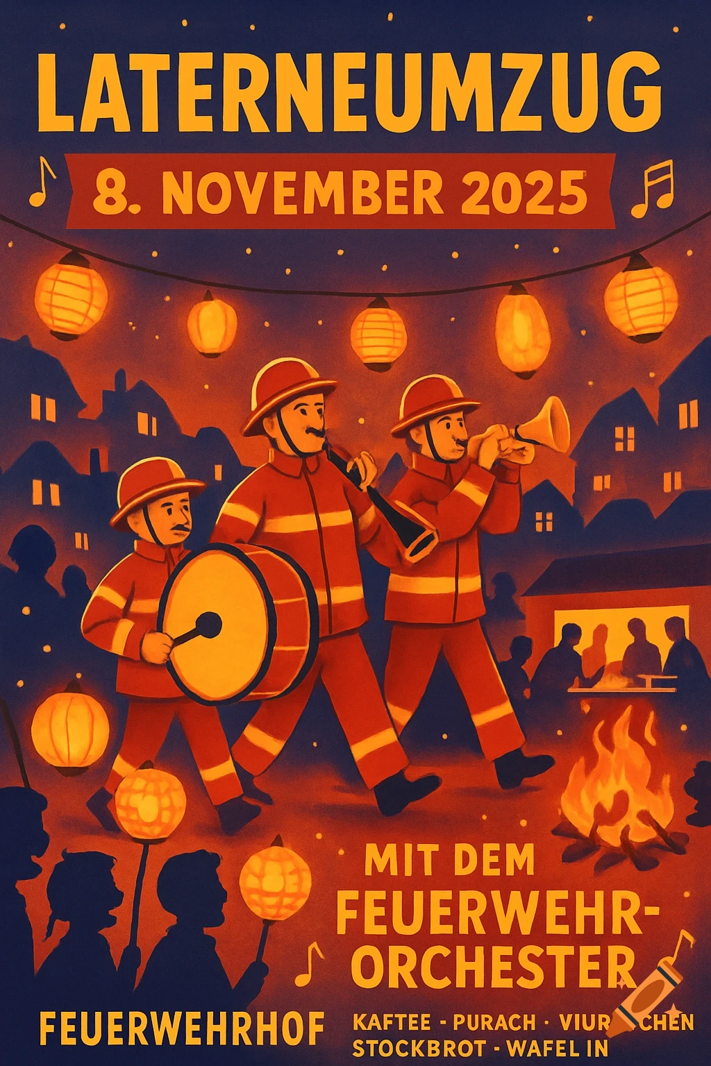 Black and white silhouette logo of a Feuerzangenbowle bowl with flames ...