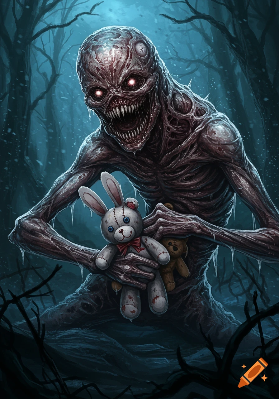 Creepy Creatures created on Craiyon