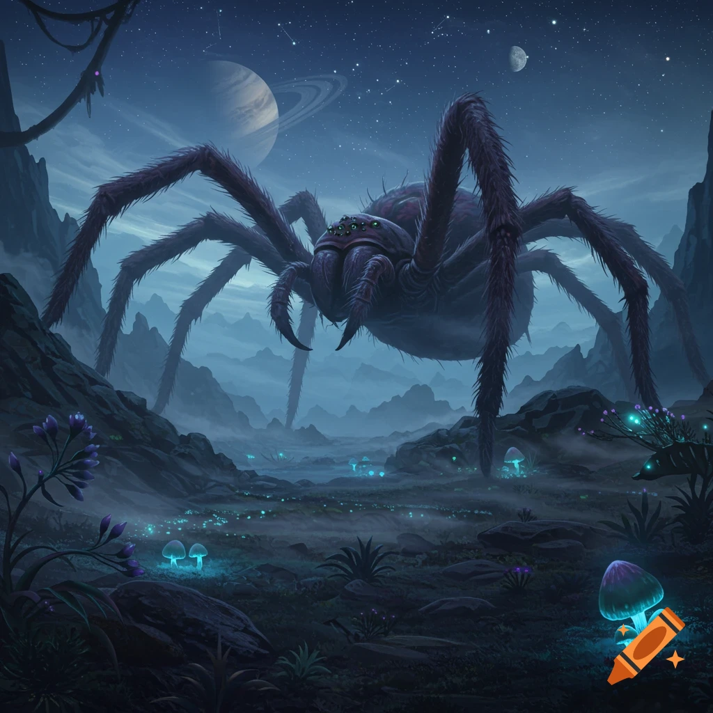 Spider+avatar+costume created on Craiyon