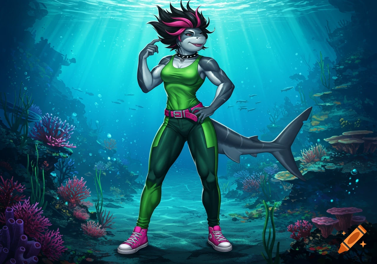 Crab+anthro created on Craiyon