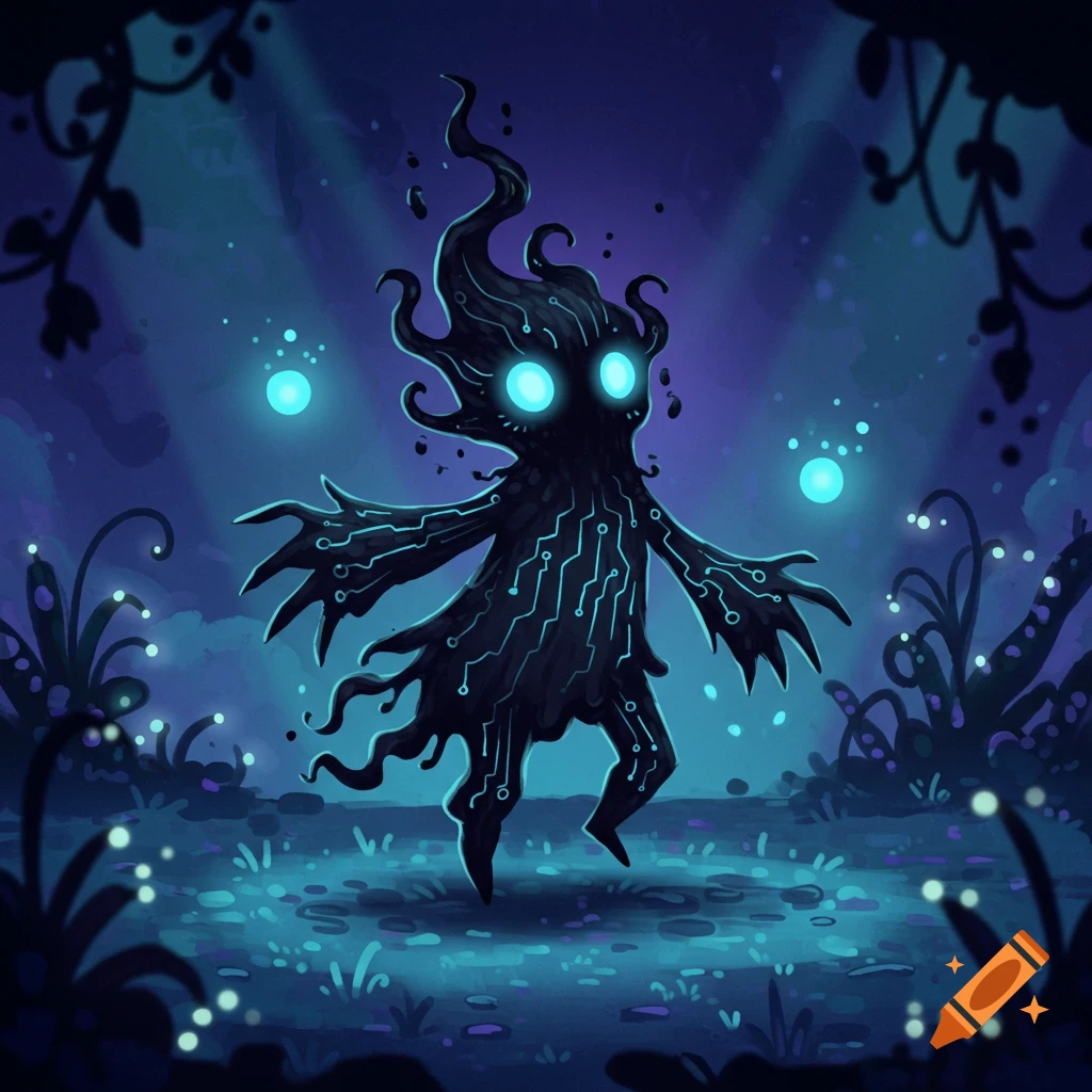 Jevil+sprites created on Craiyon