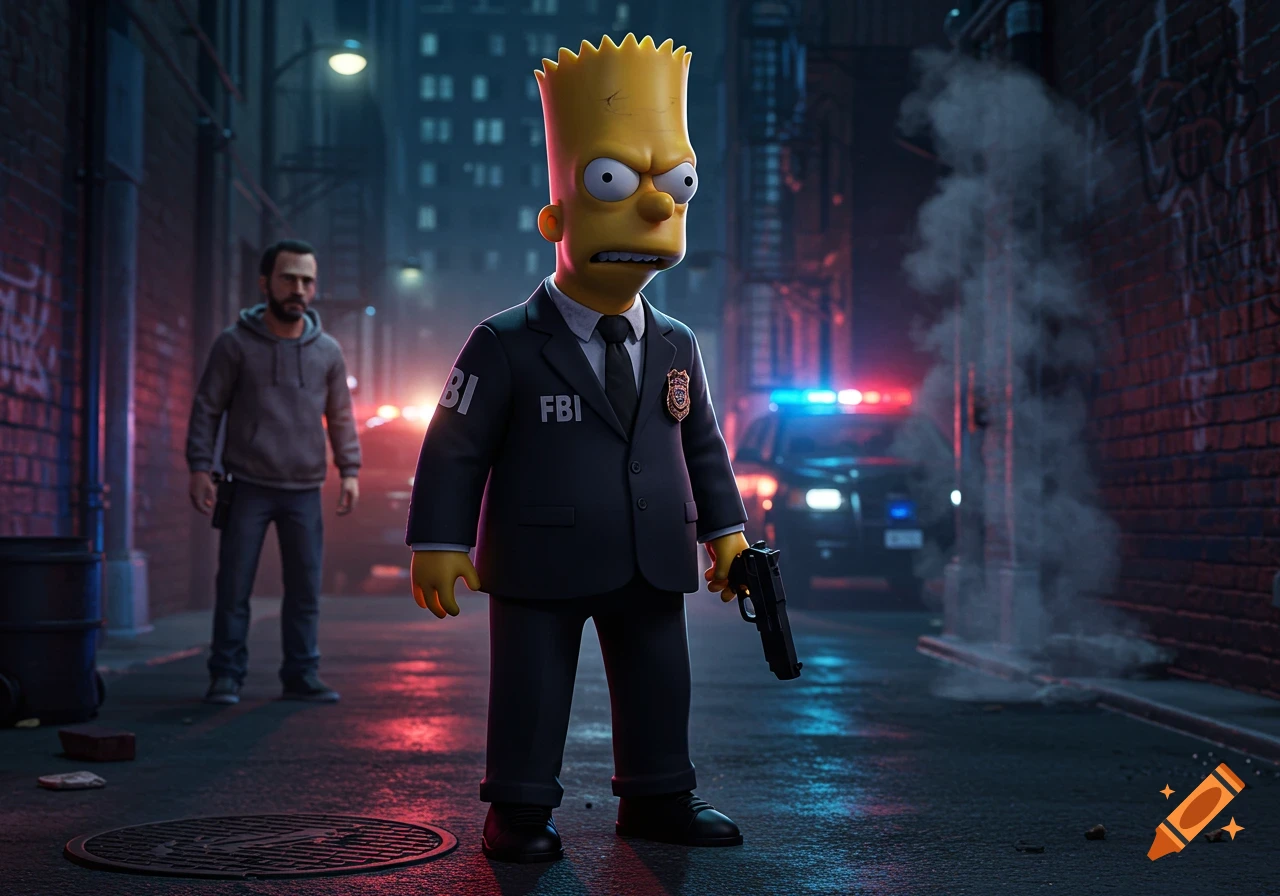 An extremely fat guy with a rainbow afro drives a flaming mobility ...