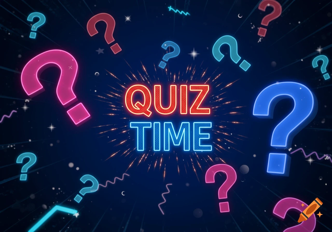 White question marks float amidst vibrant red, blue, green, and purple ...