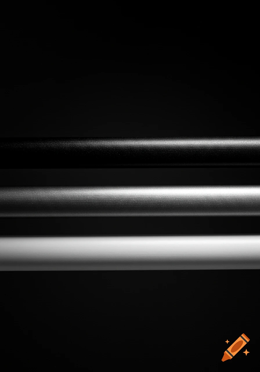 An abstract black and gray image with vertical bars of varying lengths ...