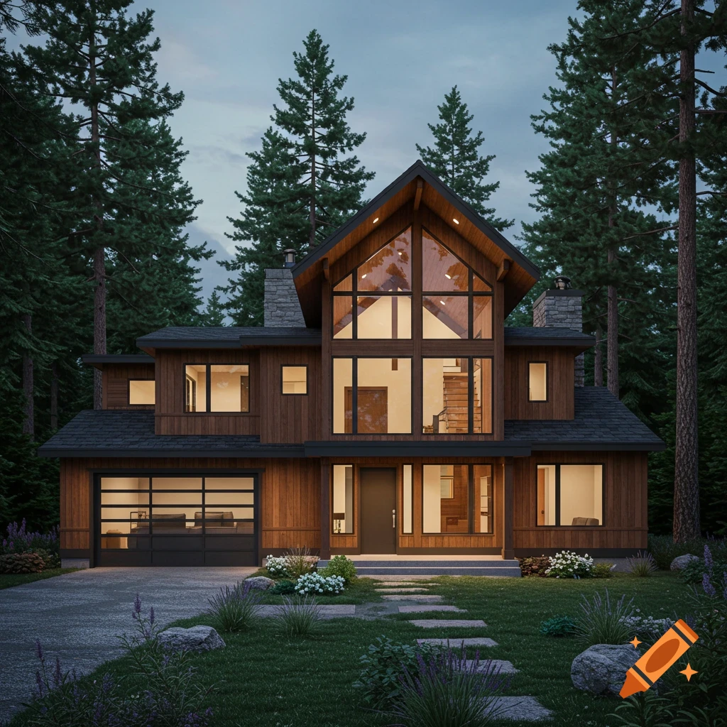 House Plan created on Craiyon