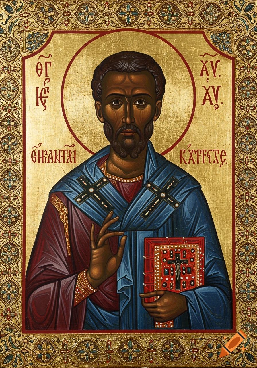 Icon of Jesus Christ's crucifixion on Craiyon