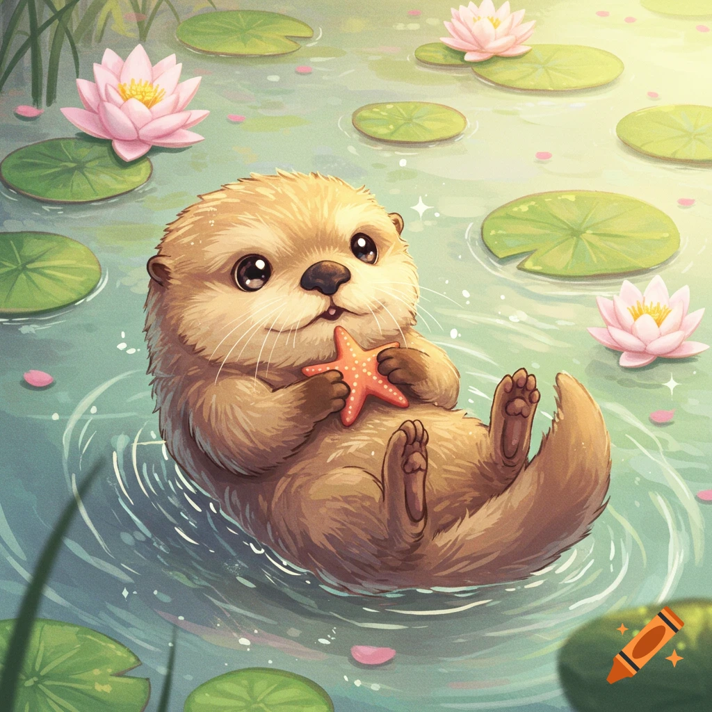 A cartoon platypus holds a sandwich with a small rocket inside, sitting ...