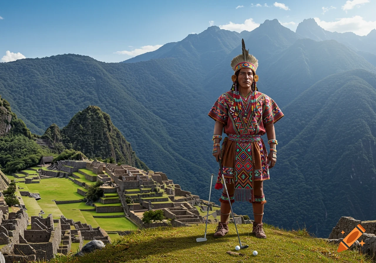 Two Toraja people stand side by side in richly decorated traditional ...