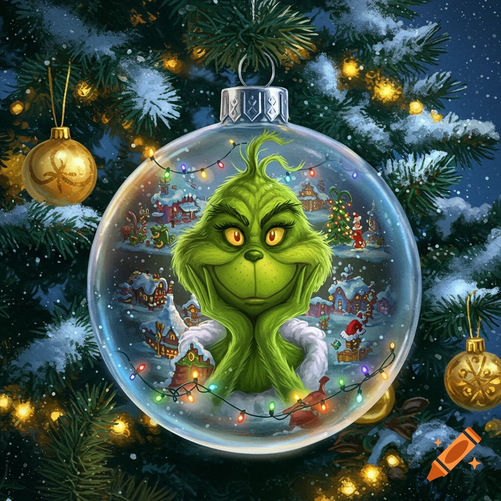 Holiday+cartoon+graphic+grinch created on Craiyon