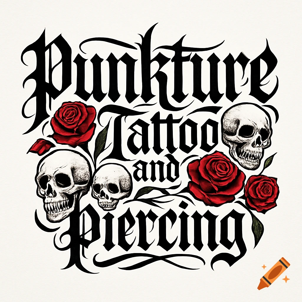 Skull+black+and+with++tattoo created on Craiyon