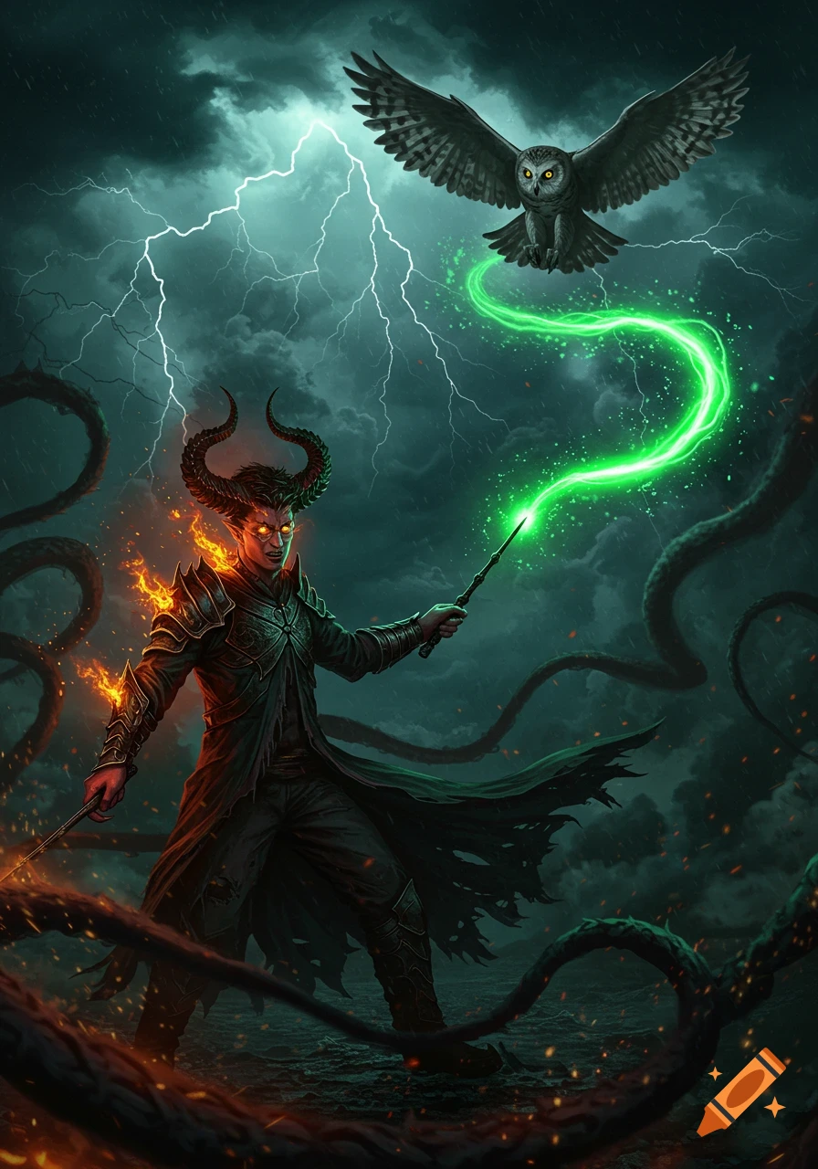 Stylized illustration of Eleven from Stranger Things floating above a ...