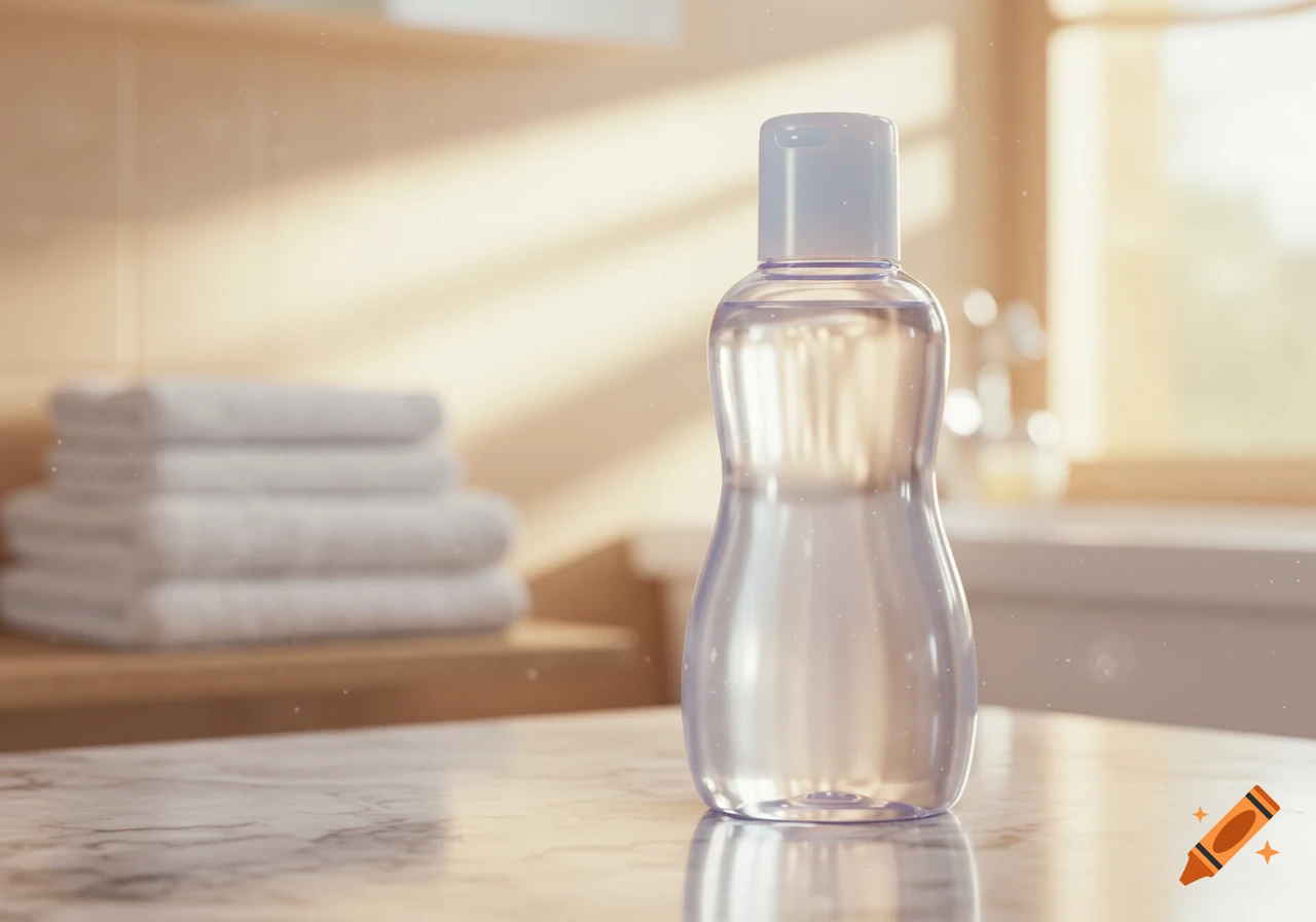 Silver stand-up pouch of Cooking Oil Cleaner with a white cap, 85ml, on ...