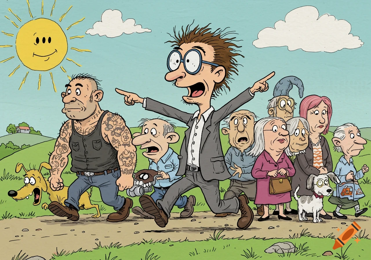 3+cartoon created on Craiyon