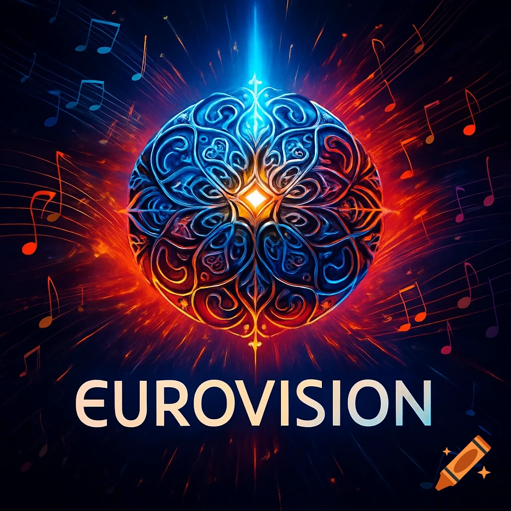 Stylized logo with a swirling blue and purple light vortex, glowing ...