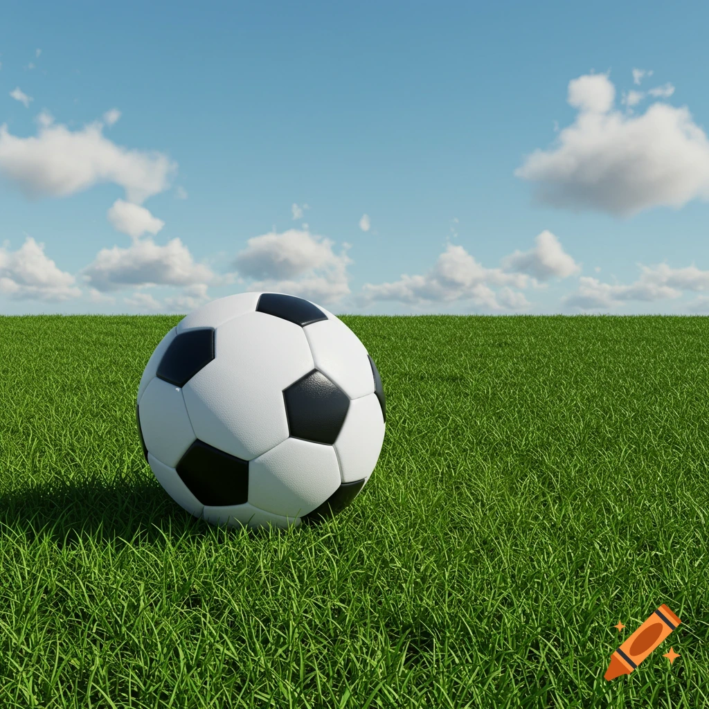 Black and white logo of a soccer ball with a cleat shoe overlapping it ...