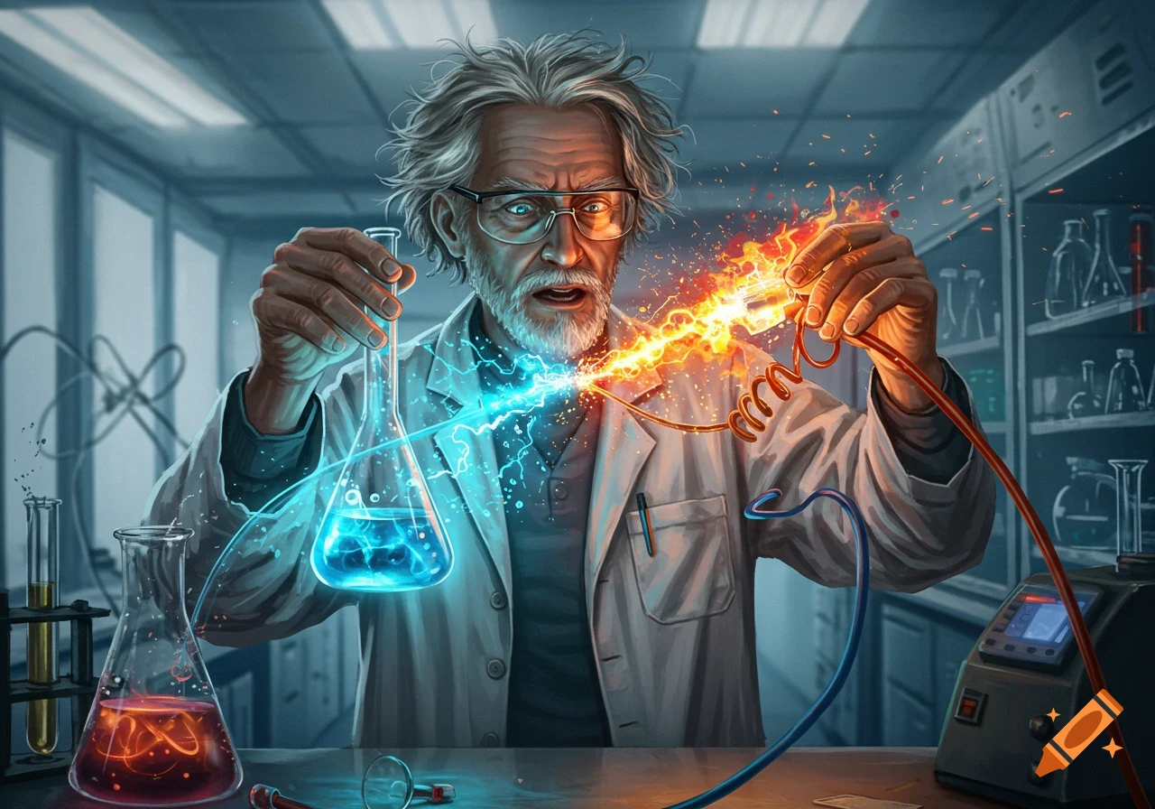 A dark blue zippered hoodie with "CHEMISTRY" text, an atom symbol, and ...